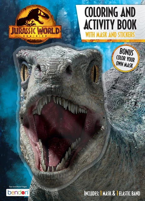 UNIVERSAL JURASSIC WORLD Dominion 48 Page Coloring and (Taschenbuch ...