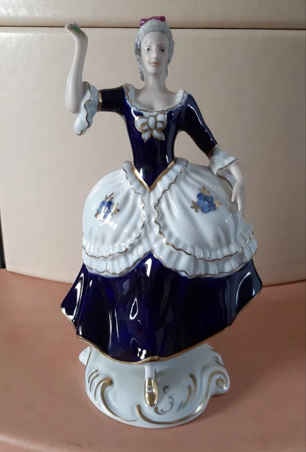 ROYAL DUX - Porzellan Figur Tänzerin Frau Dame 3727 vintage sehr Rar 22cm TOP EUR 79,00 ...