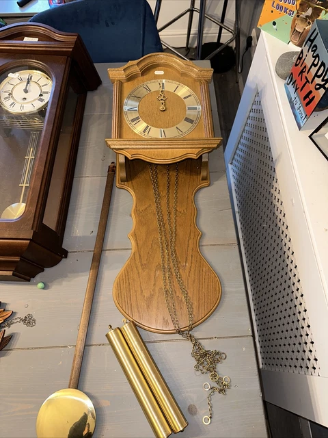 CHIMING WALL CLOCK with pendulum £90.00 - PicClick UK