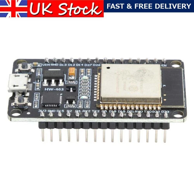 Esp 32s Esp Wroom 32 Esp32 Bluetooth Compatible Wifi Dual Core Cpu Development B £340 99
