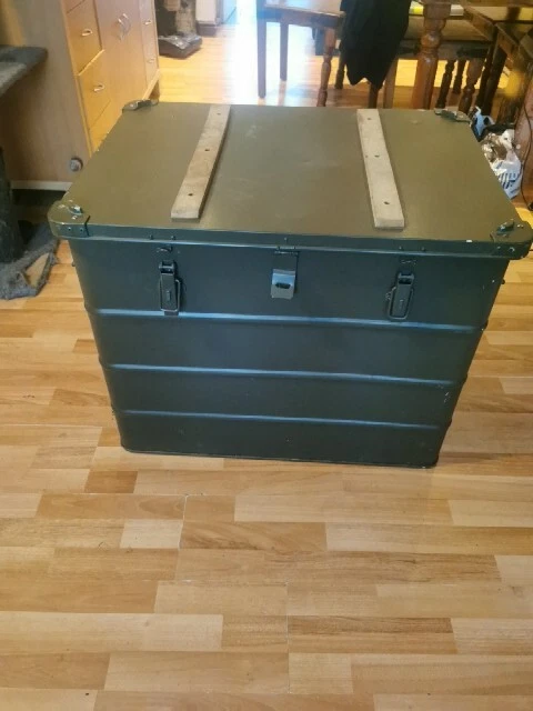 BRITISH ARMY MILITARY MOD Aluminium Transport Flight Storage Case Box £ ...
