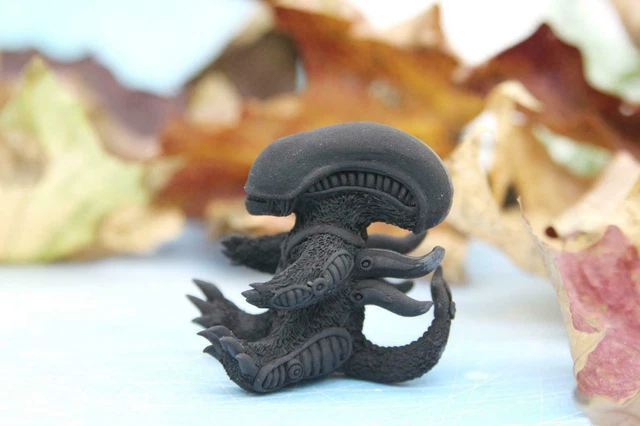 PAINTABLE CUTE XENOTEDDY Xenomorph Teddy Bear Alien Movie HR Giger ...