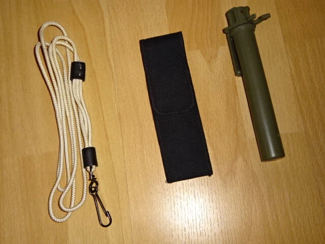 US ARMY LANYARD + Maglite Pouch + Cyalume Holder Desert Storm Pistol ...