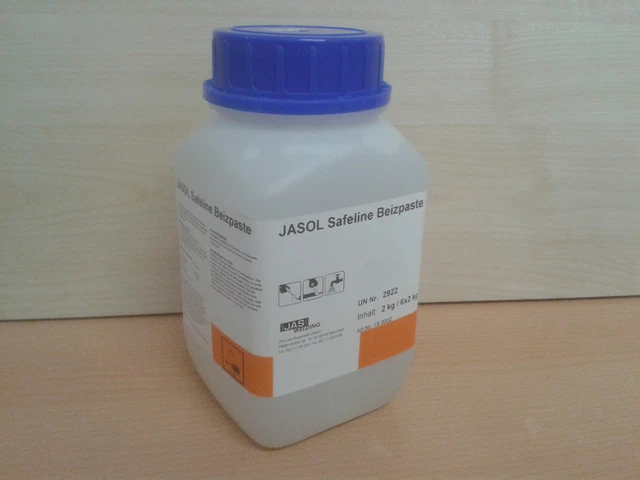 JASOL SAFELINE EDELSTAHL/VA Beizpaste 2kg giftfrei ,/Beize/Beizen ...