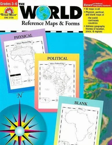THE WORLD - Reference Maps & Forms, Grade 3 - 6 - Teacher Resource ...