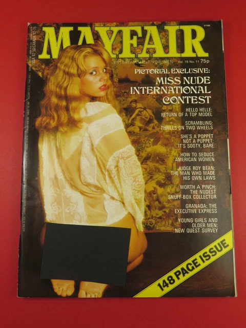 VINTAGE MAYFAIR MAGAZINE Nov 1980 ~ Vol 15 No 11 ~ Mens Magazine ~ Excellent £14.50 - PicClick UK