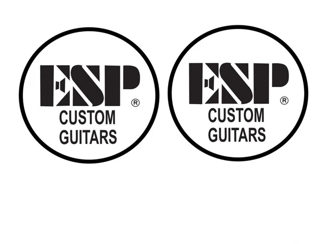 ESP CUSTOM GUITAR decal head stock Restoration water slide Logo 225 $14 ...
