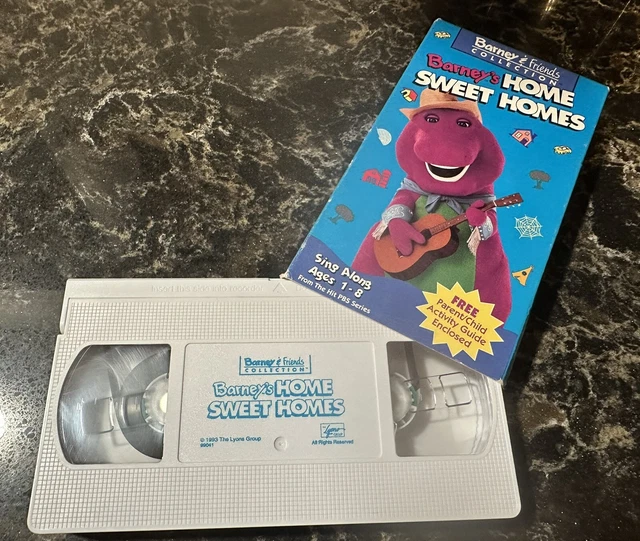 1993 BARNEY HOME Sweet Homes VHS Sing Along, Barney & Friends ...