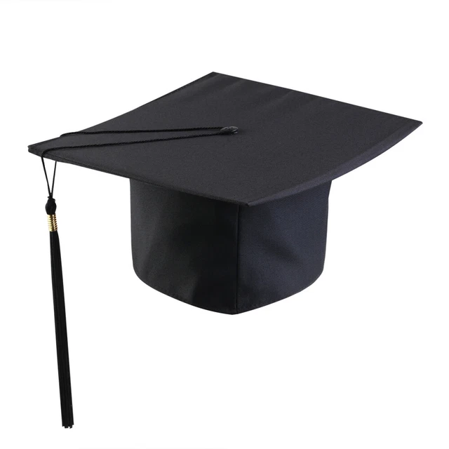 LADIES MENS STUDENT Graduation Mortar Board Hat Fancy Dress Accessory £ ...