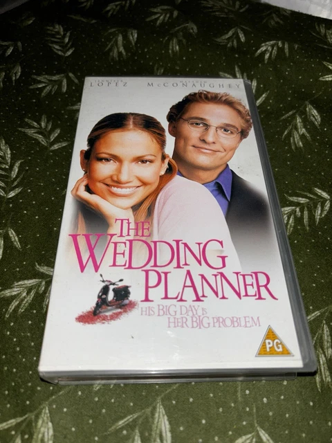 THE WEDDING PLANNER VHS Video Jennifer Lopez Comedy Rare Collectors JLO ...