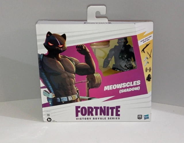 HASBRO FORTNITE VICTORY Royale Series Meowscles (Shadow) Deluxe Pack ...