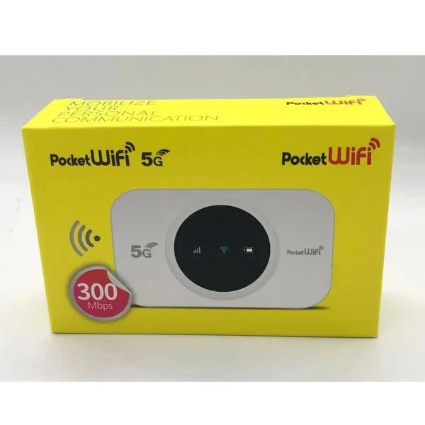 POCKET WIFI ROUTER 5G Portable Wireless Mobile Hotspot Built 3600 mAh ...