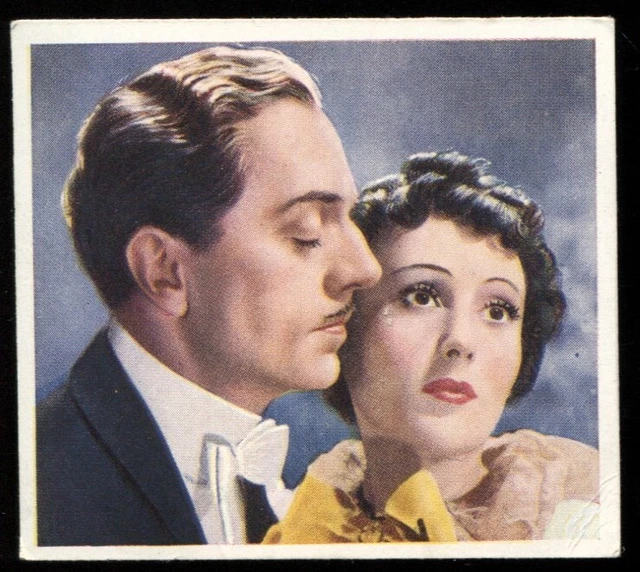 TOBACCO CARD, GODFREY Phillips,FAMOUS LOVE SCENES,1939,Powell & Luise ...