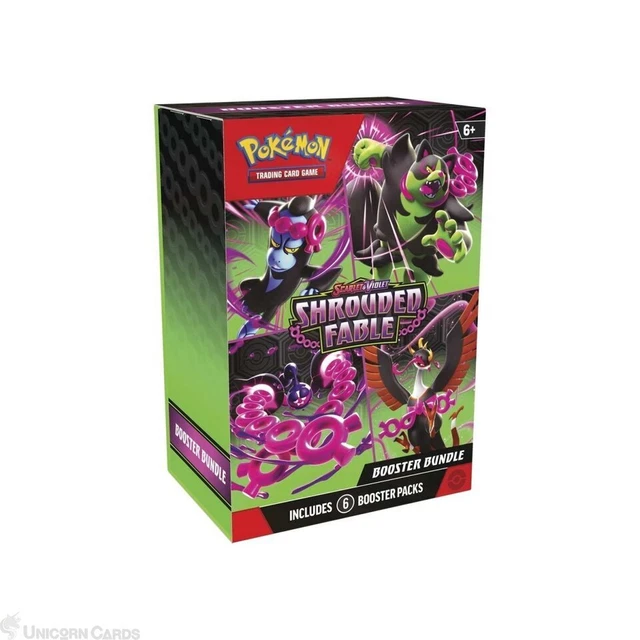 POKEMON TCG: SCARLET & Violet 6.5 Shrouded Fable Booster Bundle : Pre ...
