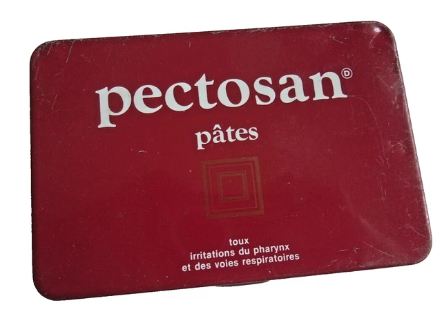 BOITE METAL ANCIENNE PECTOSAN Pâtes Laboratoires Pharmacie EUR 6,50 ...