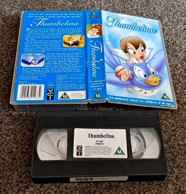 THUMBELINA GOLDEN FILMS Presents Animated Classic Pal Vhs Video Kids ...