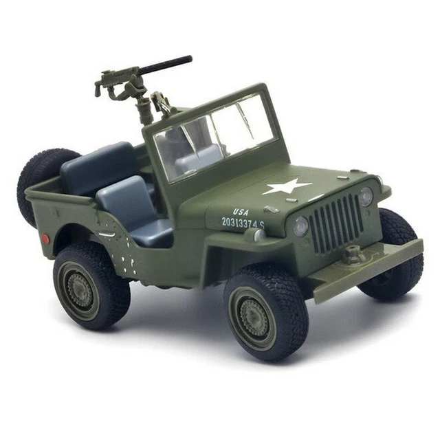 1:32 WILLYS GP Jeep Military Diecast Model Cars Light & Sound Toy Gifts ...