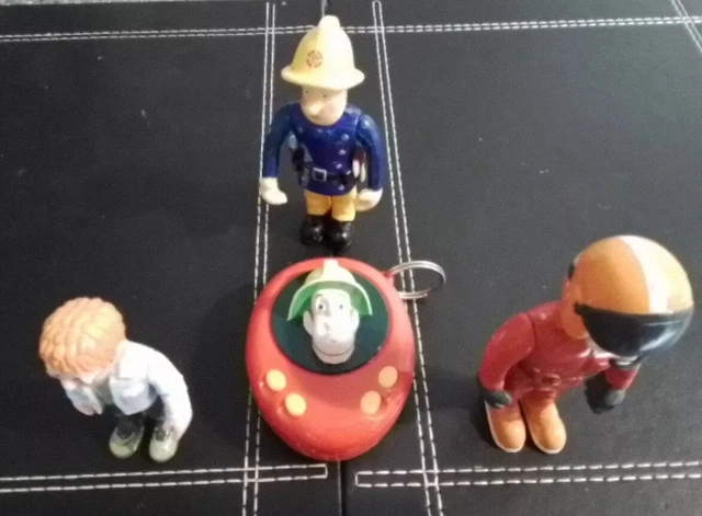FIREMAN SAM TALKING Keyring And Figure Bundle. £11.95 - PicClick UK