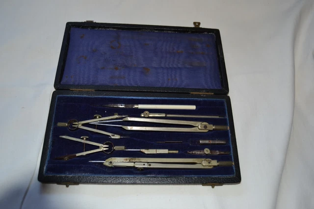 VINTAGE BOXED Technical Drawing Engineering Compass Set £20.00 ...