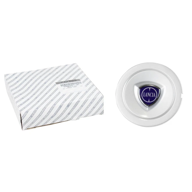 ORIGINAL LANCIA COUVERCLE moyeu couvercle jantes argent Musa Ypsilon ...