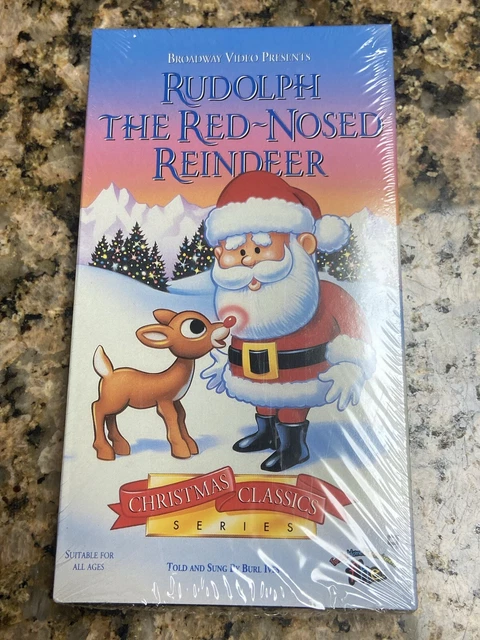 VINTAGE VHS RUDOLPH The Red Nosed Reindeer Factory Sealed Christmas ...