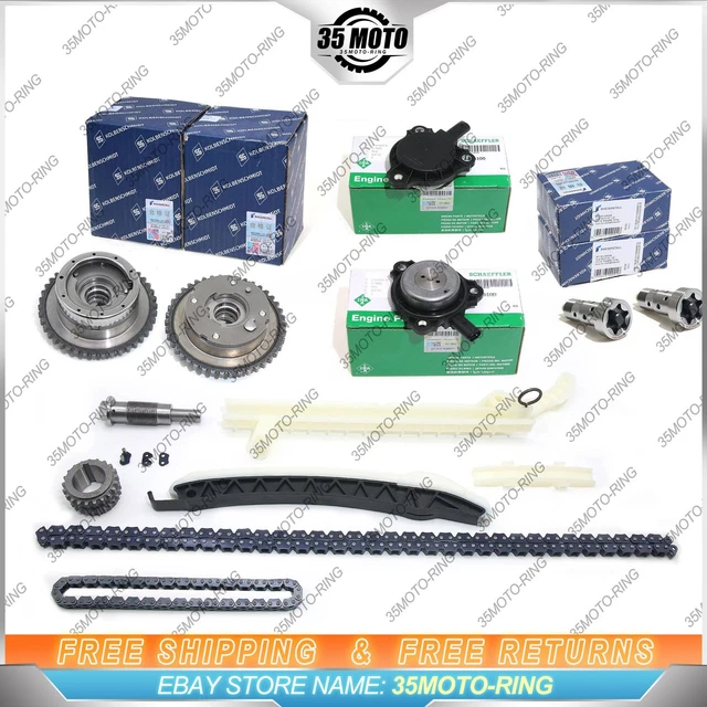 TIMING CHAIN KIT&PAIR VVT Gears kit for Mercedes Benz W213 W205 X156 ...