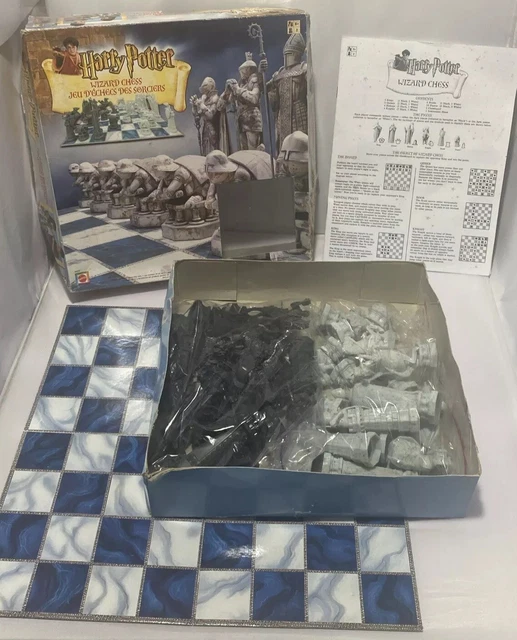 VINTAGE HARRY POTTER Wizard Chess Board Game - Mattel - Christmas ...