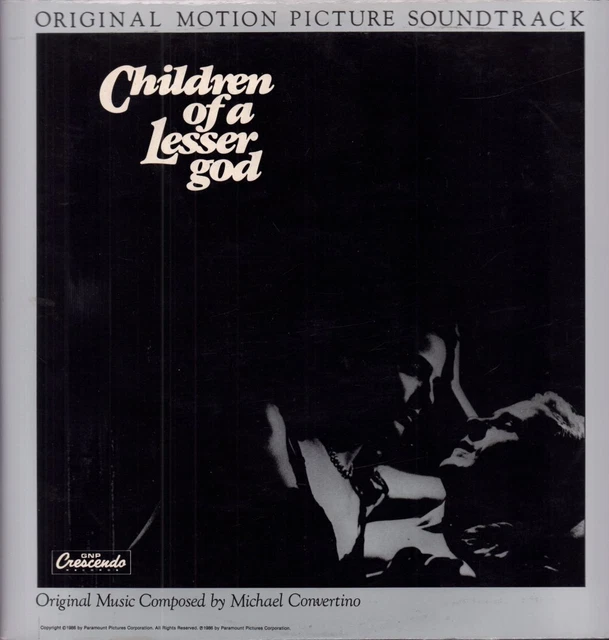 MICHAEL CONVERTINO CHILDREN of A Lesser God Original Motion Picture ...