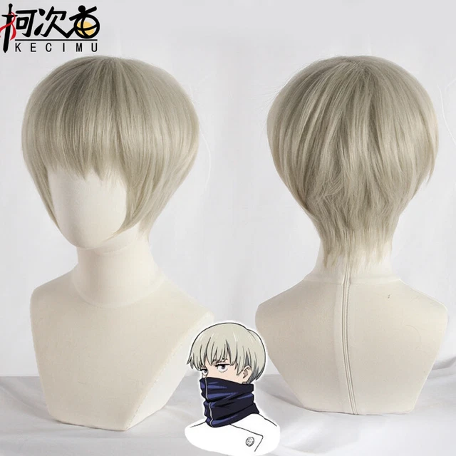 JUJUTSU KAISEN INUMAKI Toge Inumaki Cosplay Anime Costume Wig + Free ...