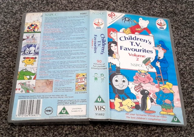 NSPCC CHILDREN'S TV Favourites Volume 2 Postman Pat Nelly Pal Vhs Video ...