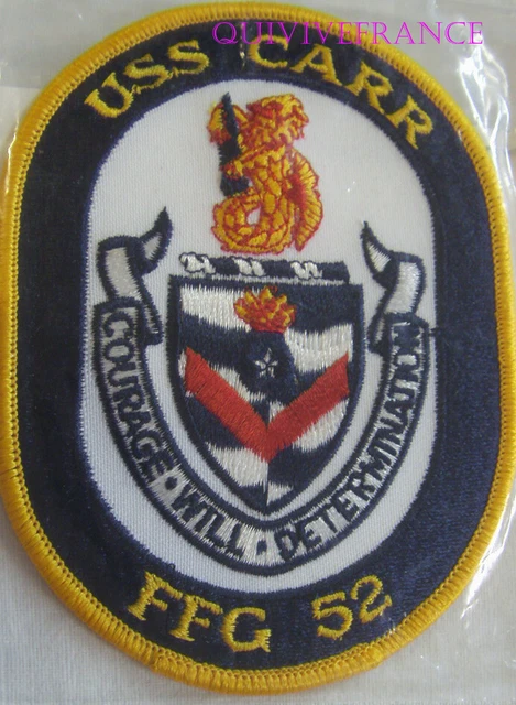 PUS471 - US Navy USS CARR FFG-52 PATCH - FREGATA MISSILE GUIDATO EUR 19 ...