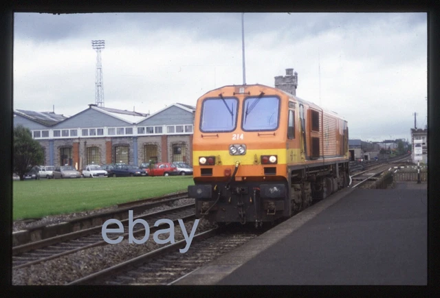 ORIGINAL 35MM SLIDE-IRISH Railways-214 dep Inchicore for Heuston ...
