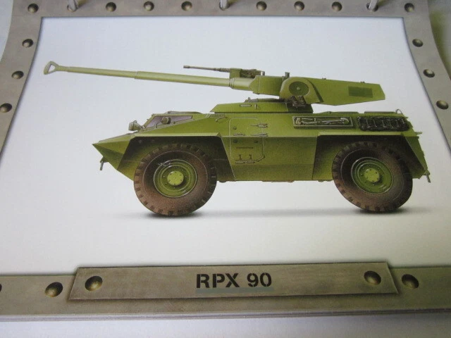 RADPANZER TYPENBLATT RPX 90 Frankreich 1983 Spähpanzer EUR 4,90 ...