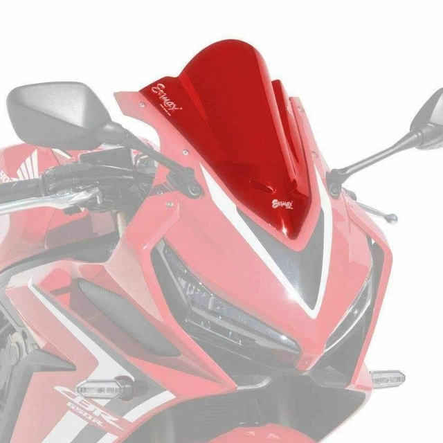 ERMAX AEROMAX COURSE Pare-Brise Déflecteur Rouge Honda CBR 650 R / Ra ...