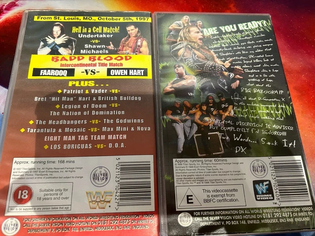 WWF - IN Your House 18 (VHS, 1998) & WWF/WWE D-Generation X £1.99 ...