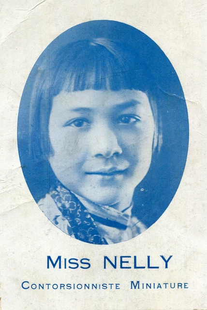 CARTE PUB DE Miss NELLY Contorsionniste Miniature Enfant Spectacle Cirque EUR 3,45 - PicClick FR