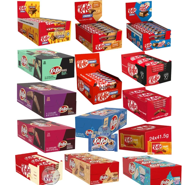 KIT KAT FULL Box Of Chocolate Bars Collection | Pick any Your Favorite ...