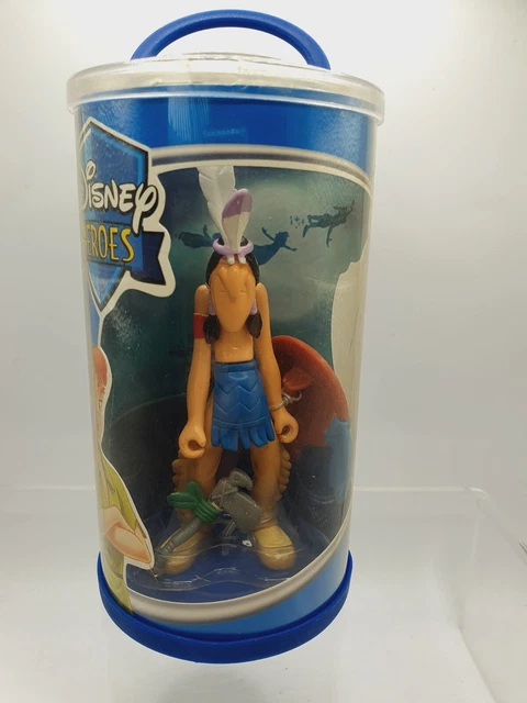 DISNEY FAMOSA PETER Pan Figura Nativa Indiana Tubo Nuovo EUR 20,98 ...