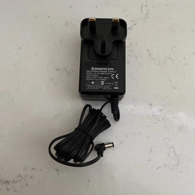 NEW POWER SUPPLY TalkTalk WiFi Hub Sagemcom John Lewis Switching ...