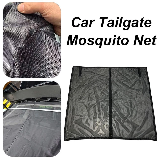 INSECT SCREEN CAR Tailgate Mosquito Net Curtain Trunk Ventilation Mesh ...