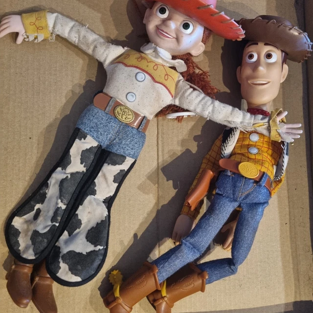 DISNEY PIXAR TOY Story Woody & Jessie Pull String Talking Toys £12.00 ...