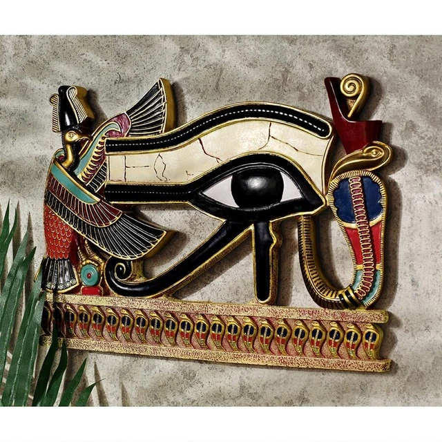 ANCIENT EGYPTIAN EYE of Horus Wadjet Amulet of Protection Wall ...