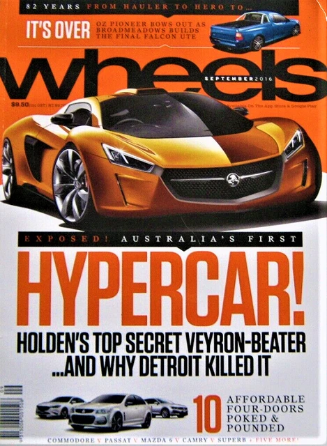 HOLDEN GMH COMMODORE Hypercar Muscle Super Car Wheels Magazine Free ...