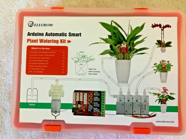ELECROW AUTOMATIC SMART Plant Watering Kit with Arduino $30.00 - PicClick