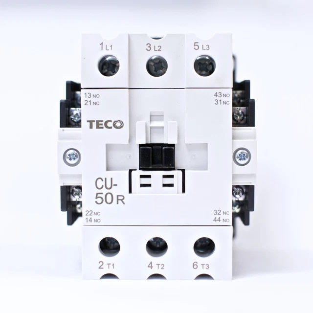 TECO CU-50R MAGNETIC Contactor, 80 Amp, 3 Phase, 110V Coil, 3A2a2b (TAIAN CN-50) EUR 105,77 ...