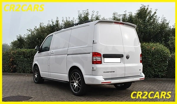 VW T5 TRANSPORTER/CARAVELLE twin barn door REAR/ROOF SPOILER (2003-2015 ...