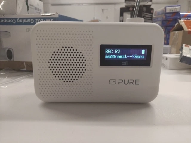 PURE ELAN ONE2 Portable DAB+ FM Radio With Bluetooth AUX White £9.99 ...
