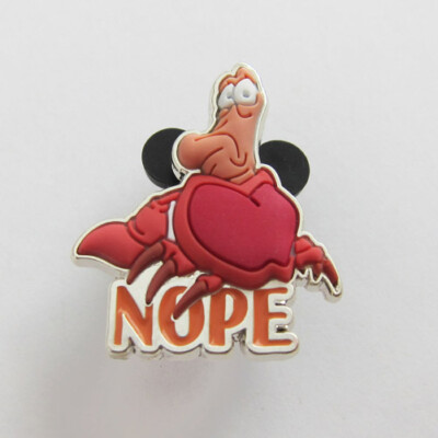 DISNEY PIN 2022 "NOPE" Booster Collection Sebastian The Little Mermaid ...