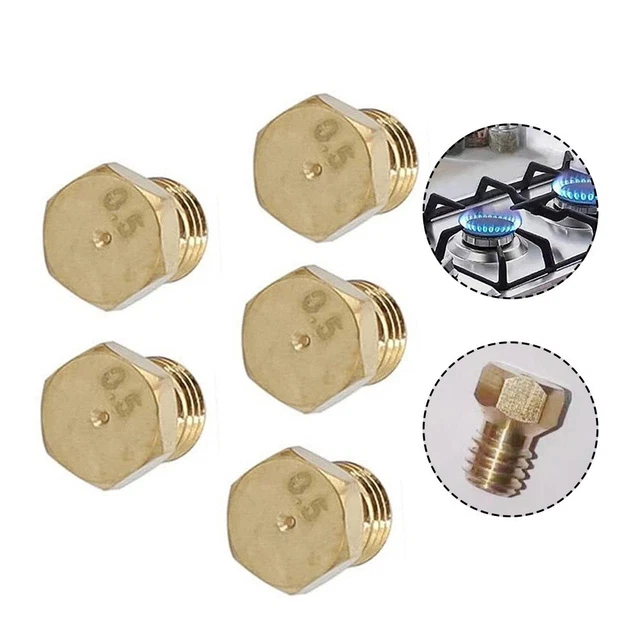 HIGH PERFORMANCE PROPANE Injector Conversion Kit Set of 5 Nozzles 0 5mm ...