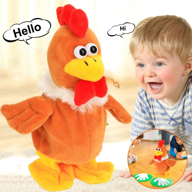 SPRECHENDES HUHN, GEHENDES Küken Kinder Huhn Kuscheltier Baby ...